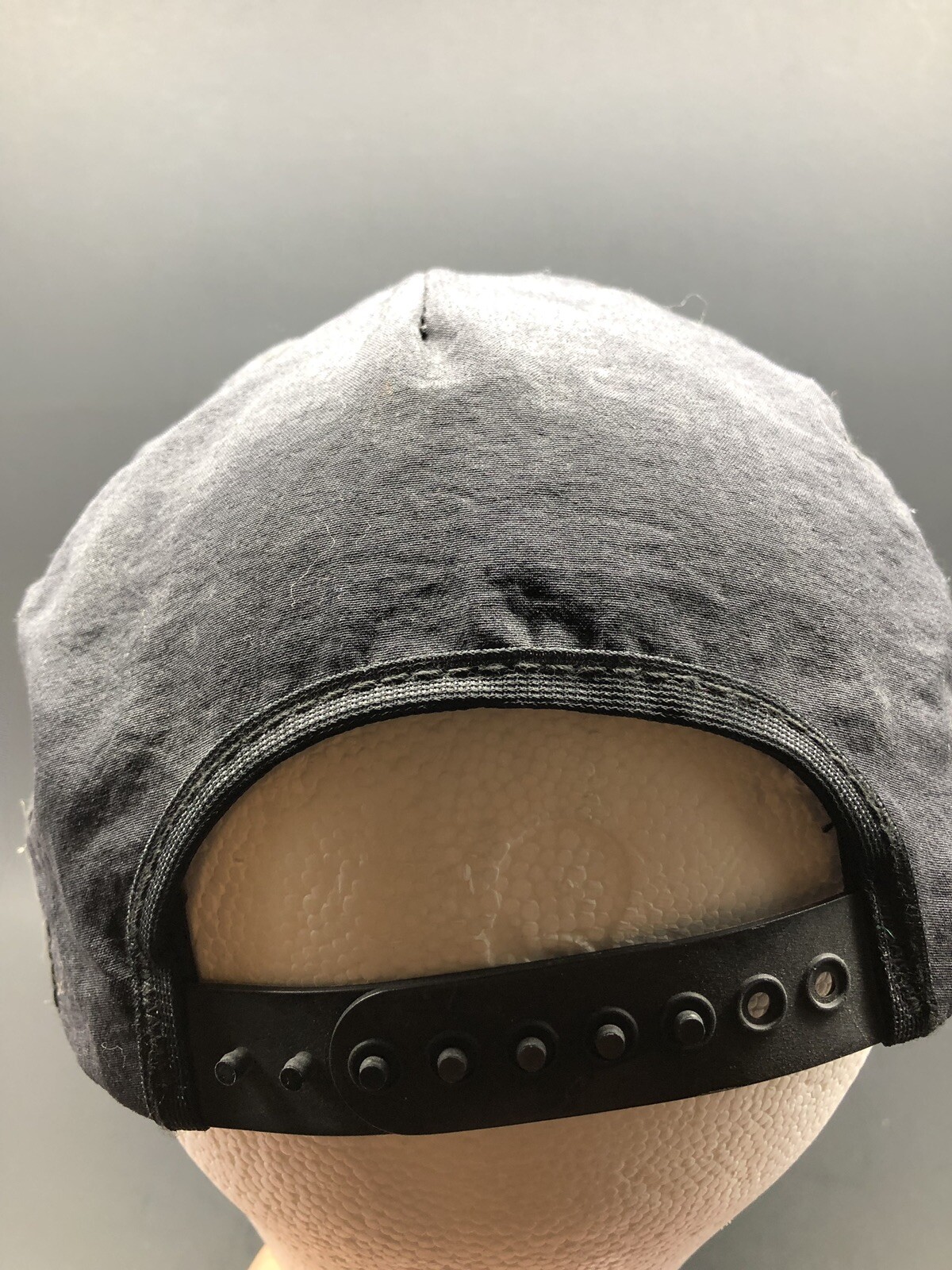 GM / UAW - Black Gray - Baseball Cap- Strap Back Adjustable - Made In ...