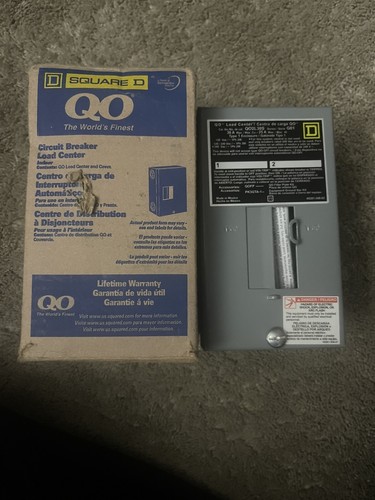 NEW Square D QO2L30SCP 30 Amp Load Center Panel 30A 120/240V 1PH 2 ...