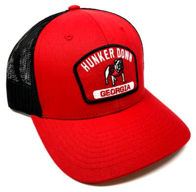 UNIVERSITY OF GEORGIA UGA BULLDOGS PATCH LOGO MESH TRUCKER SNAPBACK HAT ...