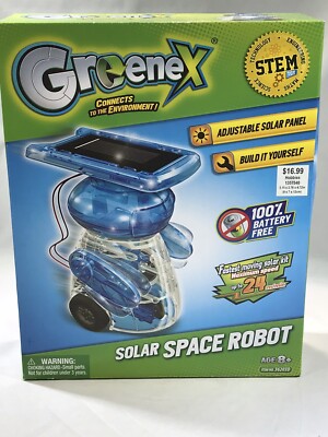 Greenex Build Your Own SOLAR SPACE ROBOT battery free STEM NIB | eBay