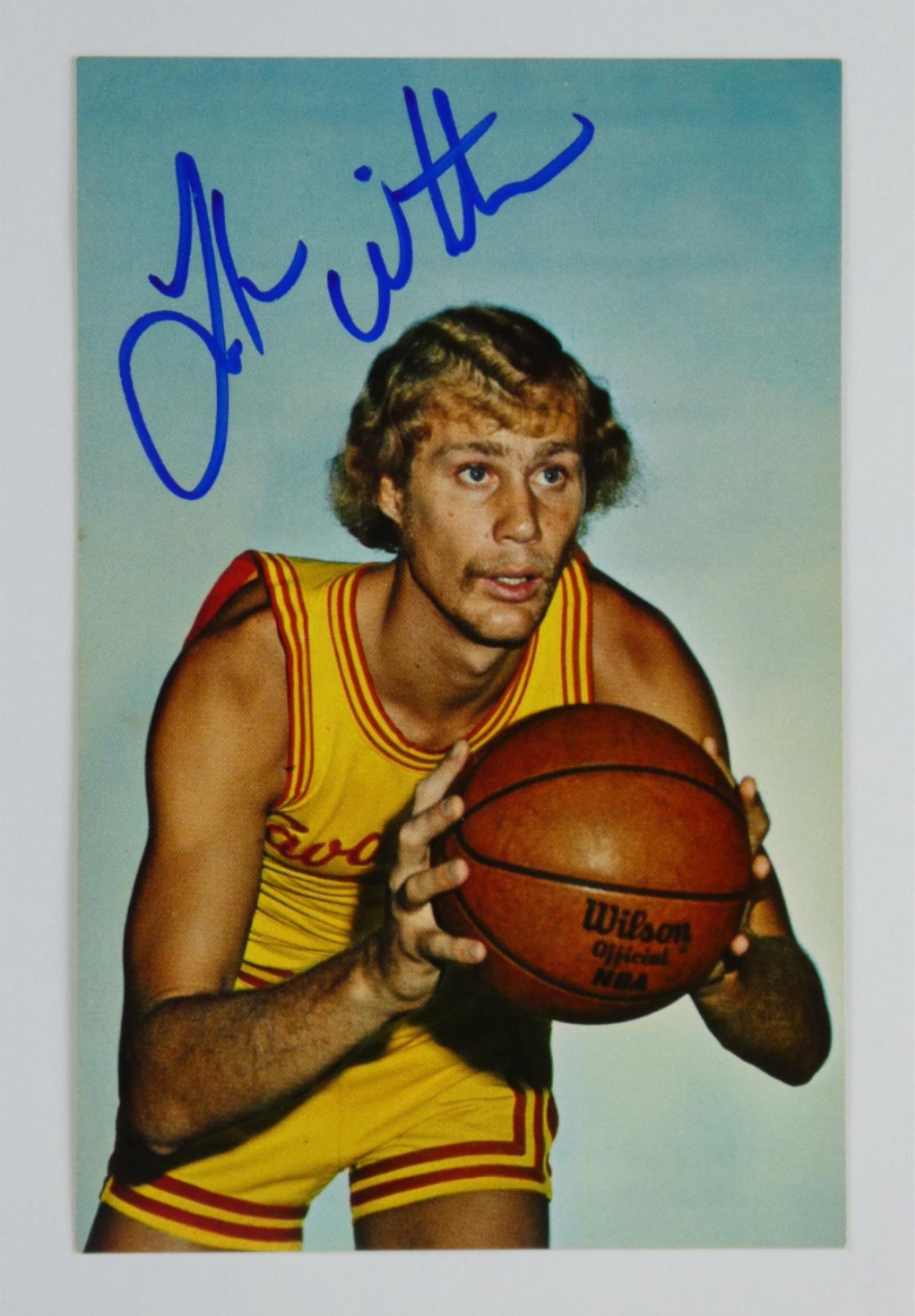 Luke Witte Signed 3.5x5.5 B&W Photo Postcard Cleveland Cavaliers ...