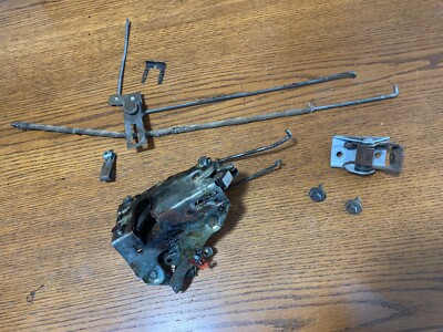 70-72 Duster Demon Dart Driver Side Door Latch & Linkage Rods Hardware ...