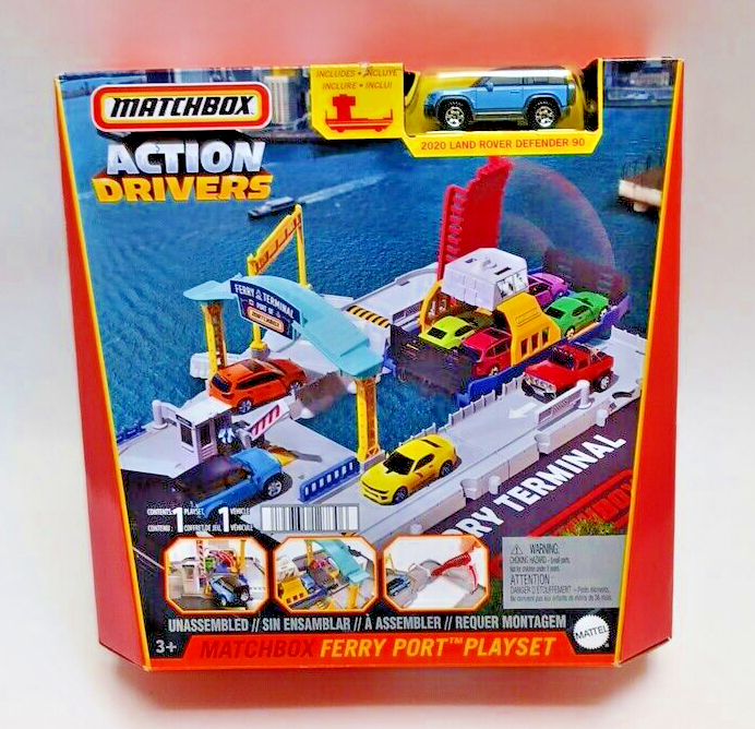 2024 MATCHBOX ACTION DRIVERS FERRY PORT PLAYSET W/2020 LAND ...