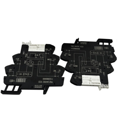 2Pcs WEIDMULLER RSS113024 24VDC Relay with 1122880000 TRZ 24VDC 1CO ...