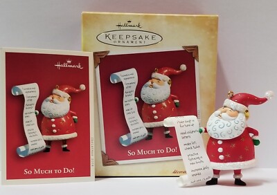 2004~Hallmark So Much To Do! Keepsake Ornament | eBay