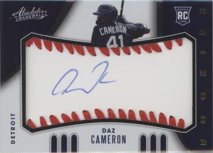 2021 Panini Absolute - Rookie Baseball Material Signatures Daz Cameron ...