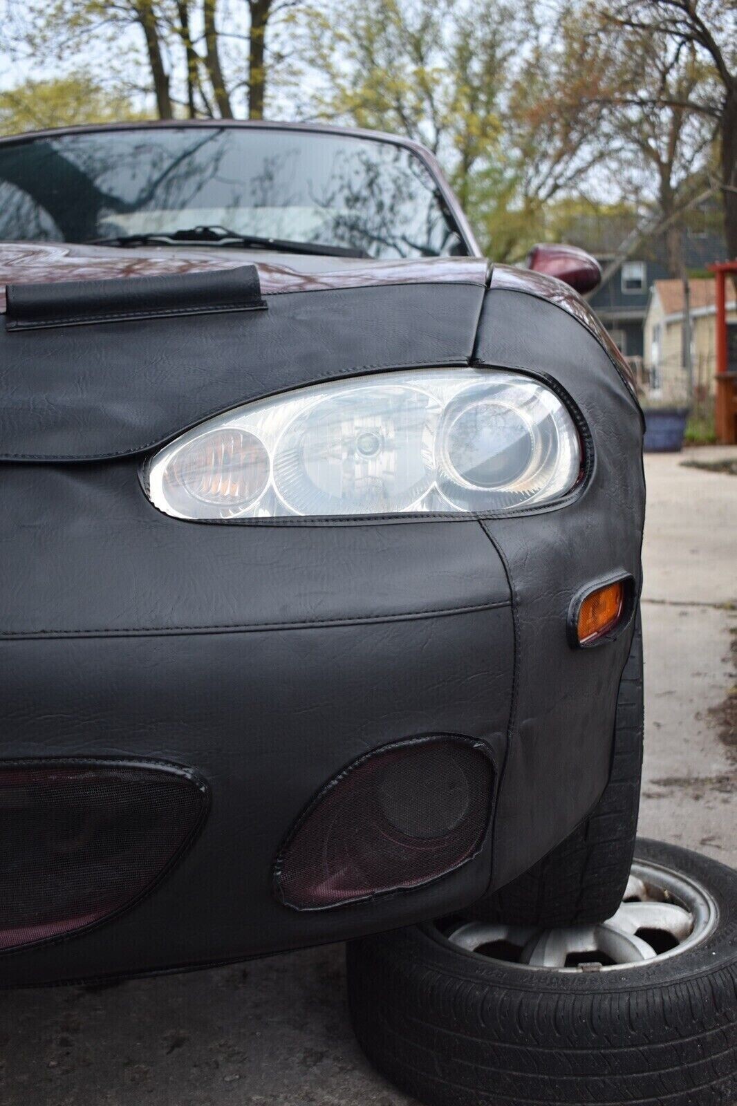 Lebra Front End Mask Bra Cover For 2001 2002 2003 2004 2005 Mazda Miata ...