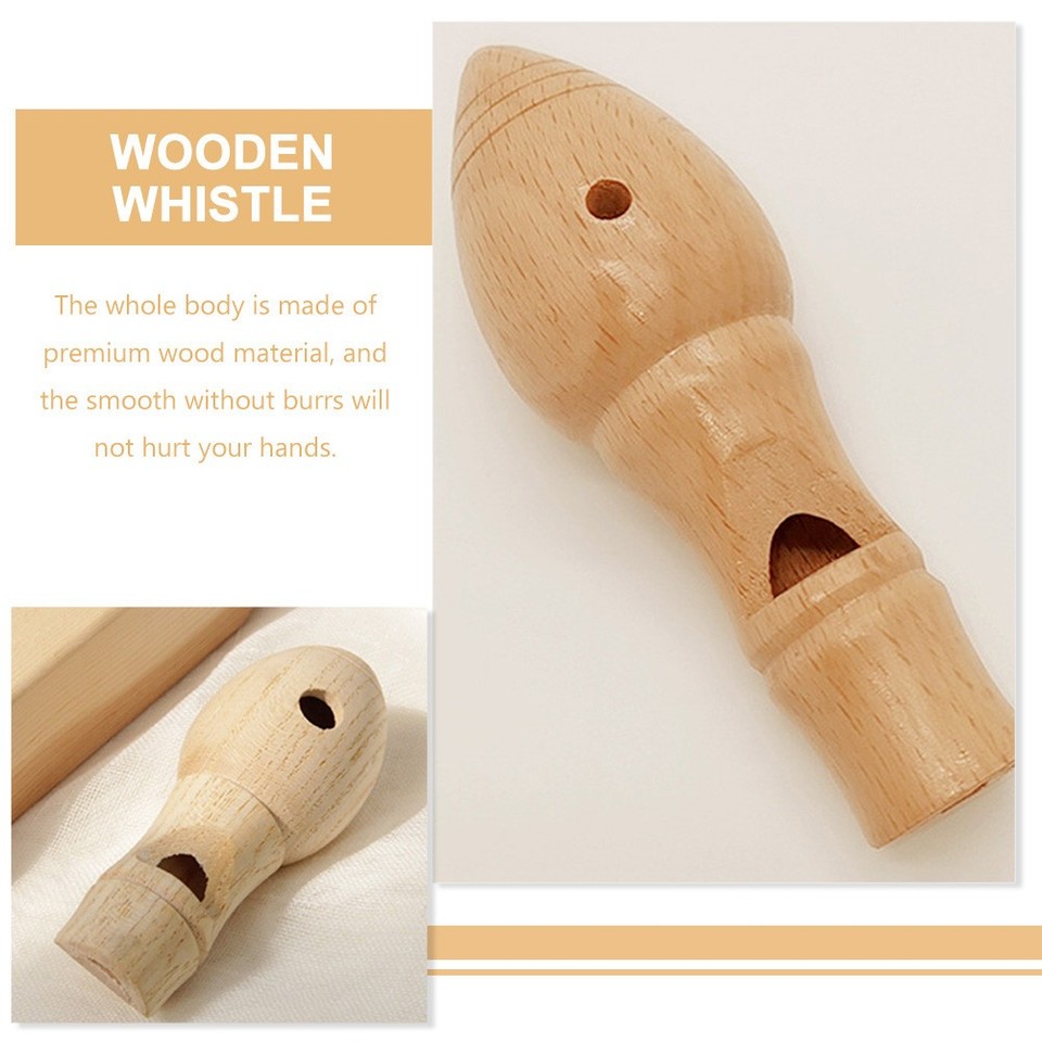 Wooden Bird Caller Whistle Plaything Bird Whistle Toy Wooden Orff ...