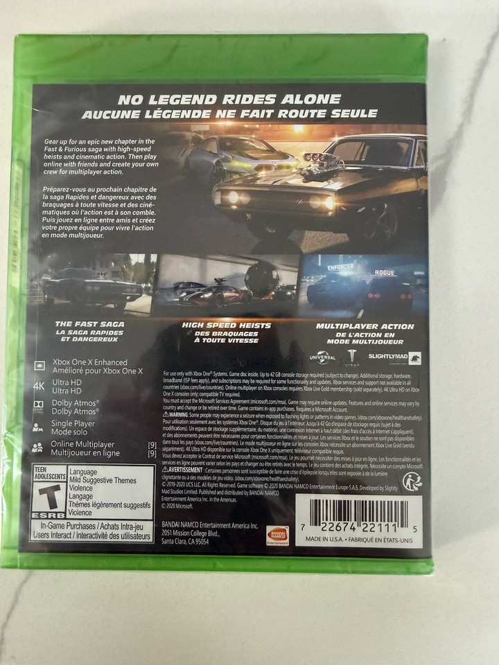 Fast & Furious Crossroads - Microsoft Xbox One 722674221115| eBay