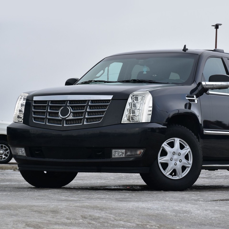 For 07-14 Cadillac Escalade ESV EXT Quad Projector Switchback LED DRL ...