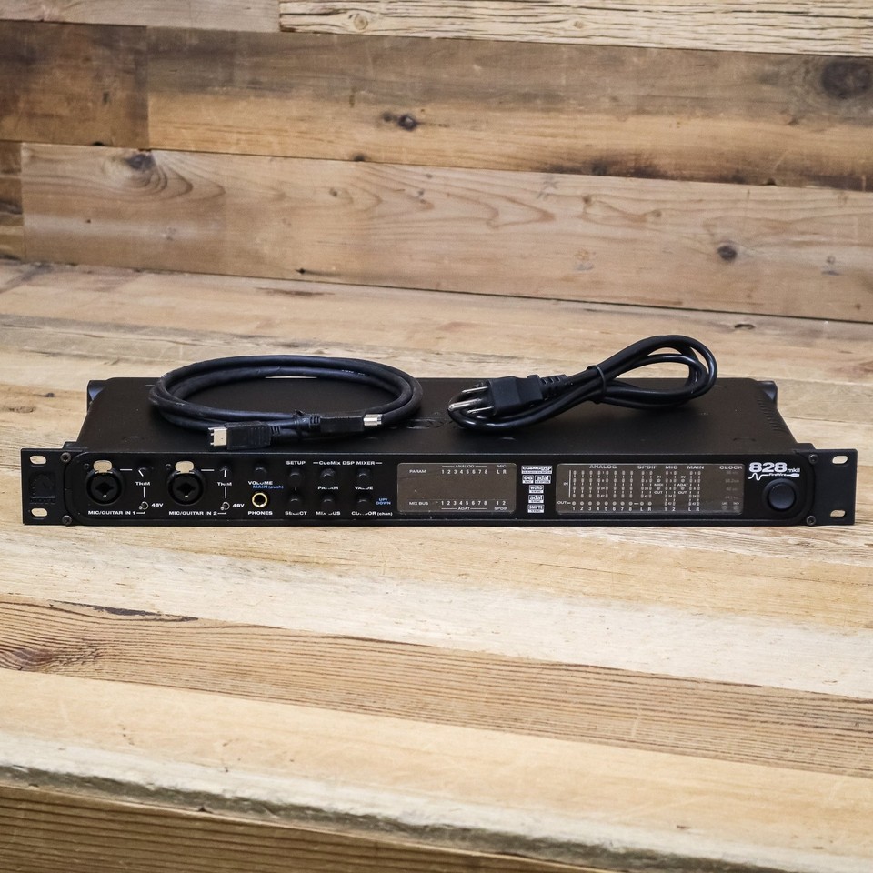 Motu 828 MK2 Firewire Audio Interface 828mk2 mkII Studio Recording ...