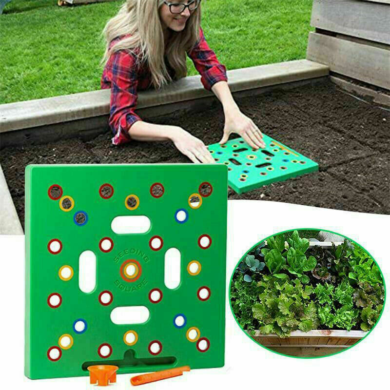 Seeding Gardening Seed Spacer Template Tool Vegetable Planting Grow ...