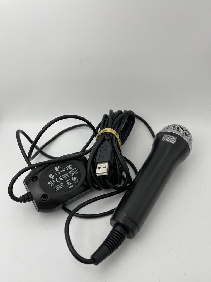 ROCK BAND USB Microphone Logitech (PS2 PS3 PS4 Xbox 360 Xbox One) Model ...