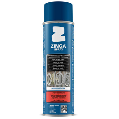 Zinga 500ml Zingaspray Aerosol Cold Galvanising Zinc Paint Anti-Corrosion Primer | eBay UK