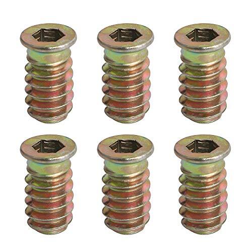 Threaded Inserts Nut Threaded Fastener Connector Hex Drive Threaded for ...