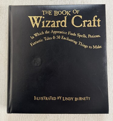 The Book of Wizard Craft ~ Lindy Burnett (2001 Leather Book) 2nd Print ...