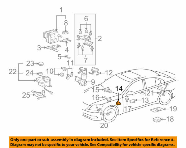 89510-30040 Toyota Sensor assy, brake pedal stroke 8951030040, New ...