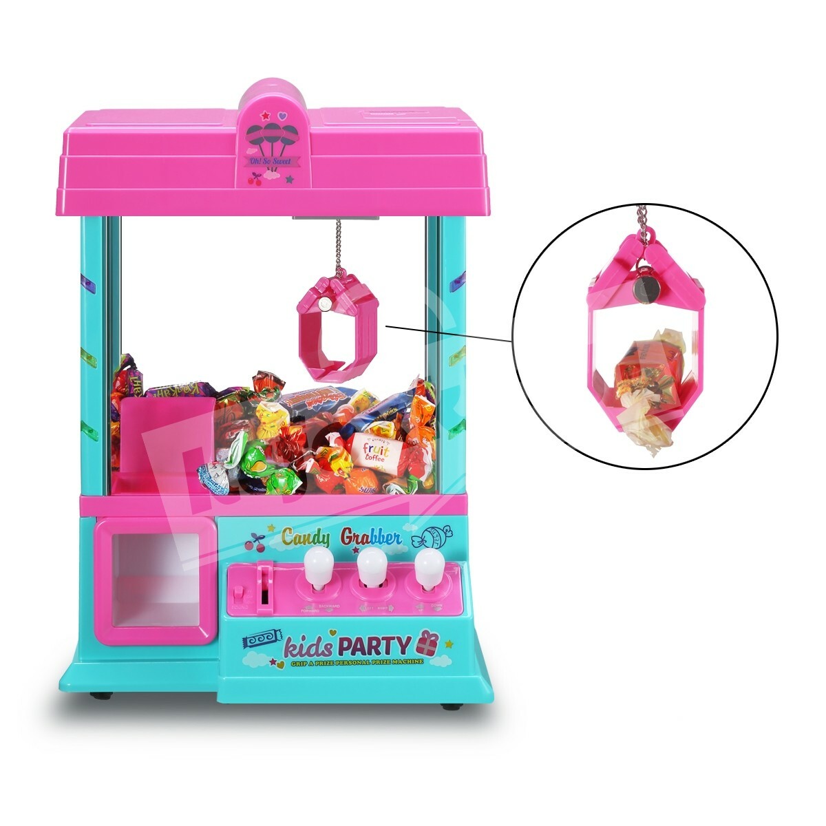 Claw Machine LOVIVER Mini Candy - Arcade Prize Dispenser Toy For Kids ...