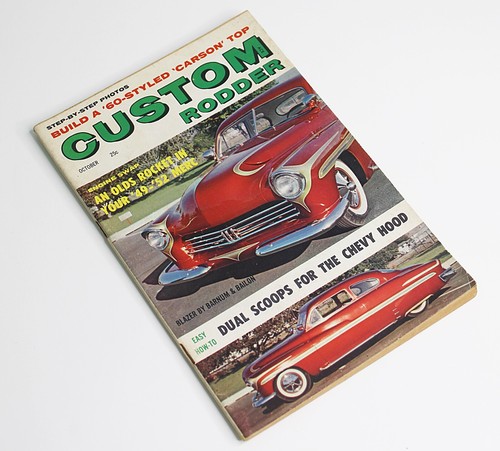 CUSTOM RODDER Magazine October 1959 Hot Rods Custom Vintage Muscle Cars ...