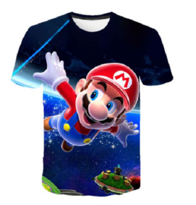 Super Mario T-Shirt für Kinder (Unisex) - Motiv: Mario Galaxy | eBay.de