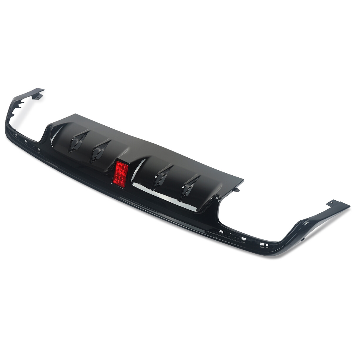 2013-2017 Mercedes Benz W222 S550 S63 Rear Diffuser w/LED Light ...