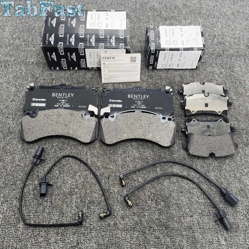 3Y0698151C Genuine Bentley Mulsanne Front Rear Brake Pads W/Sensors ...