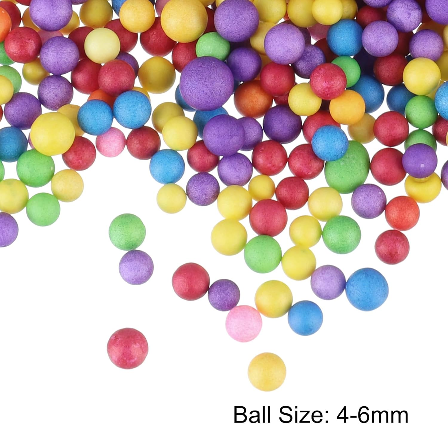Foam Beads Foam Balls 4-6Mm for Wedding and Party Decorations, Tiny ...