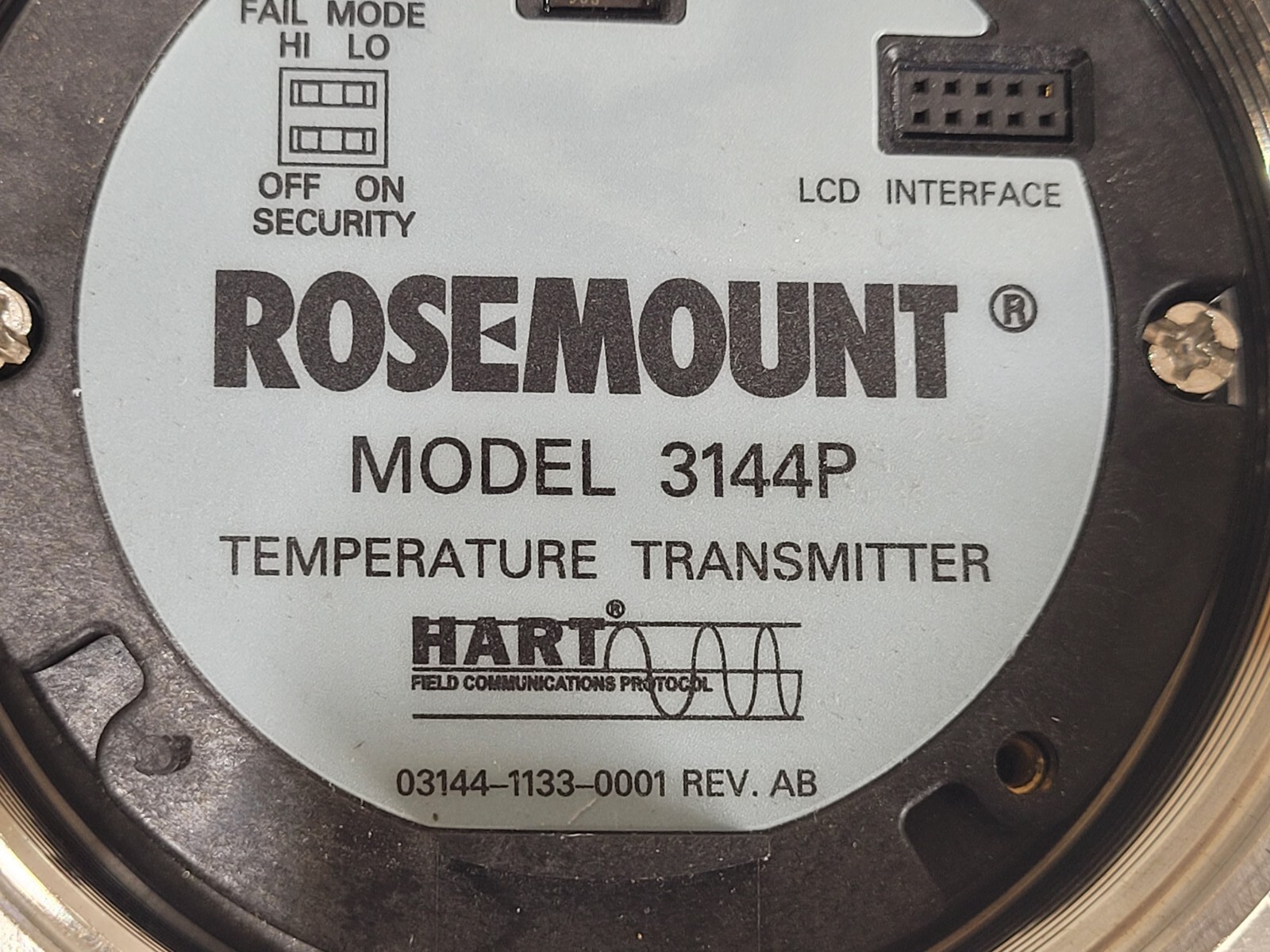 Rosemount Model 3144P Hart Transmitter Module 03144-1133-0001 Stainless ...