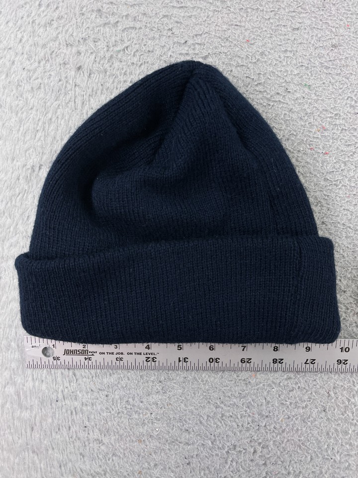 Thinsulate Beanie Toque Adult Blue Knit Insulation Lined 100% Acrylic ...
