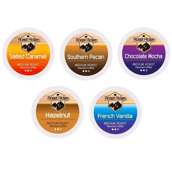 Roast Ridge Coffee Pods Variety Pack for Keurig, 100 Count 5 Flavors 20 ...