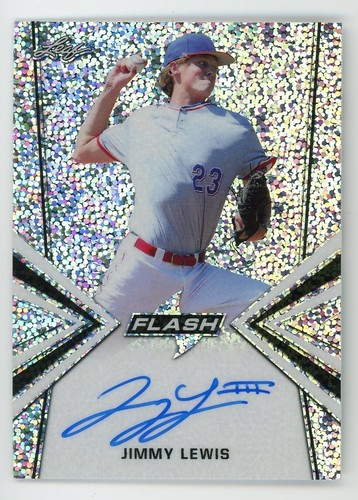 Jimmy Lewis 2019 Leaf Flash Baseball Auto Autograph #BA-JL1 | eBay