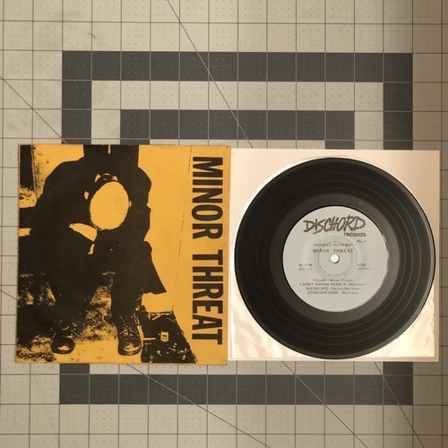 Minor Threat Filler Original Second Pressing Yellow Sleeve EX/EX ...