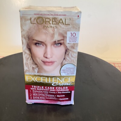 L'Oréal Paris Excellence Creme Permanent Hair Color 10 Lightest ...