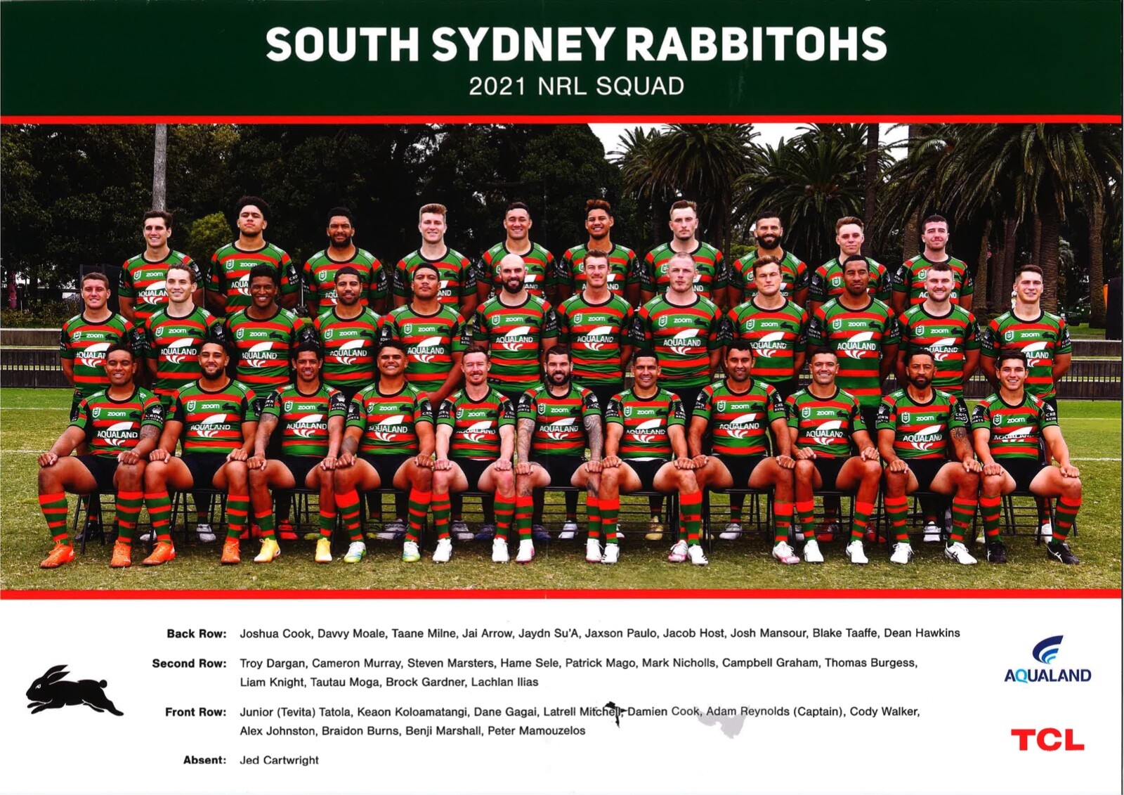 South Sydney Rabbitohs NRL team poster, rugby, Waratahs, brumbies ...