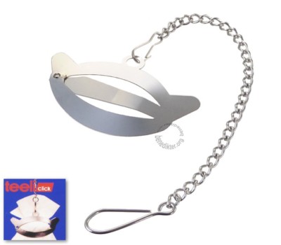 TEELI CLICK UNIVERSAL TEE FILTERHALTER EDELSTAHL Papierfilter Halterung ...