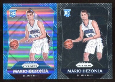 (18) MARIO HEZONJA RC 2015-16 Prizm #342 Base Rookie , Light Blue 008/ ...