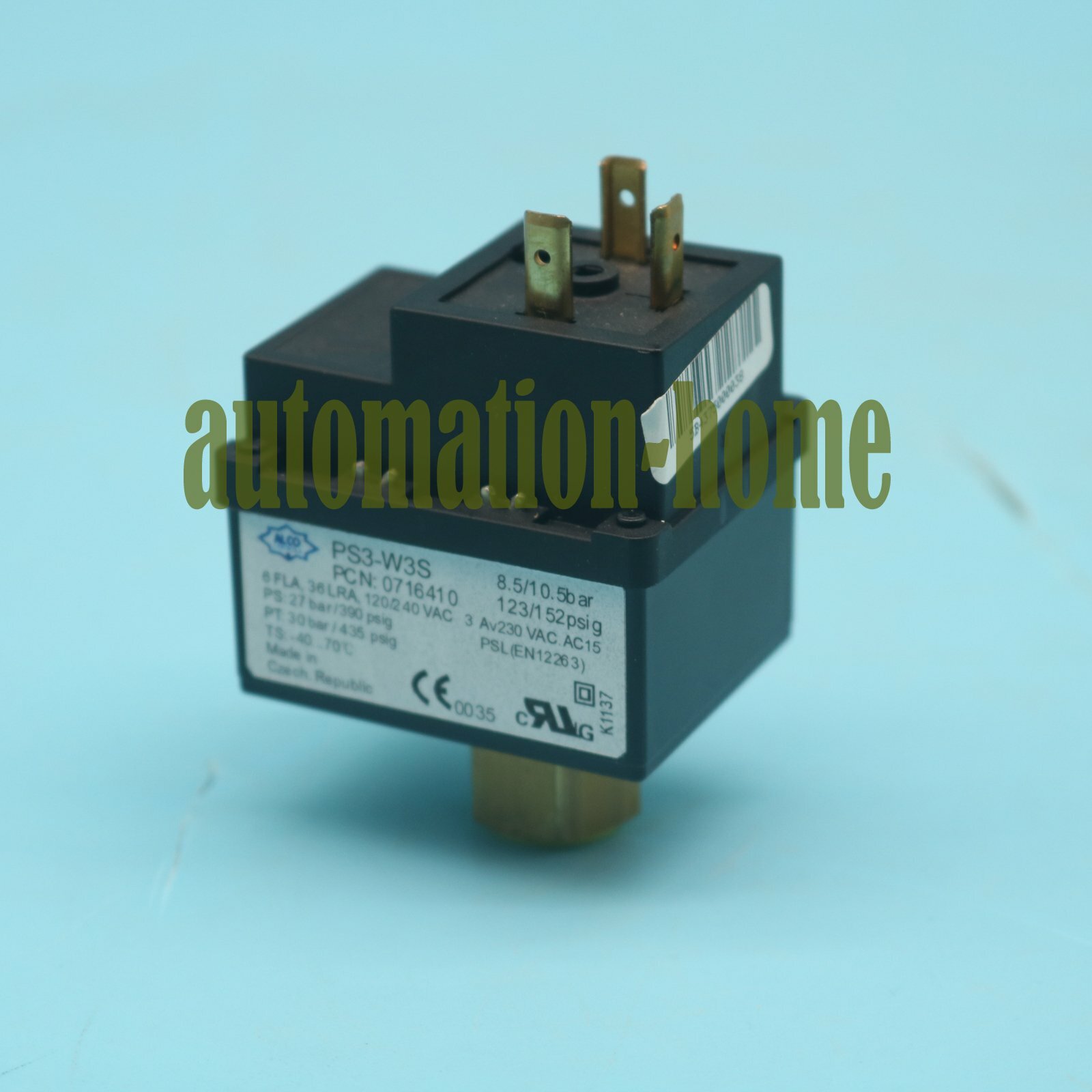 Sensor ALCO PS3-W3S 8.5 / 10.5bar EMERSON Emerson Switching Pressure ...