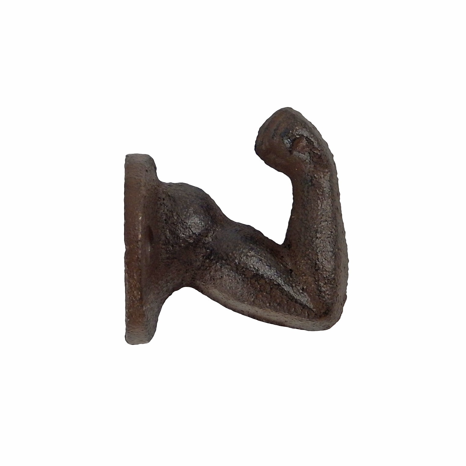 Cast Iron Strong Arm Fist Wall Hook Key Towel Coat Hanger Rustic ...