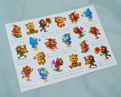 (NEW) Highlights Magazine Holiday Christmas Gift Tag To & From Stickers ...