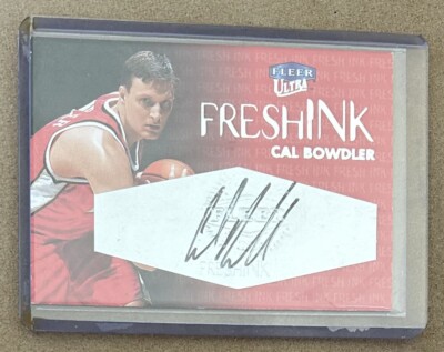 Cal Bowdler Fleer Ultra Fresh Ink Autograph Auto #114/1000 1999 Atlanta ...