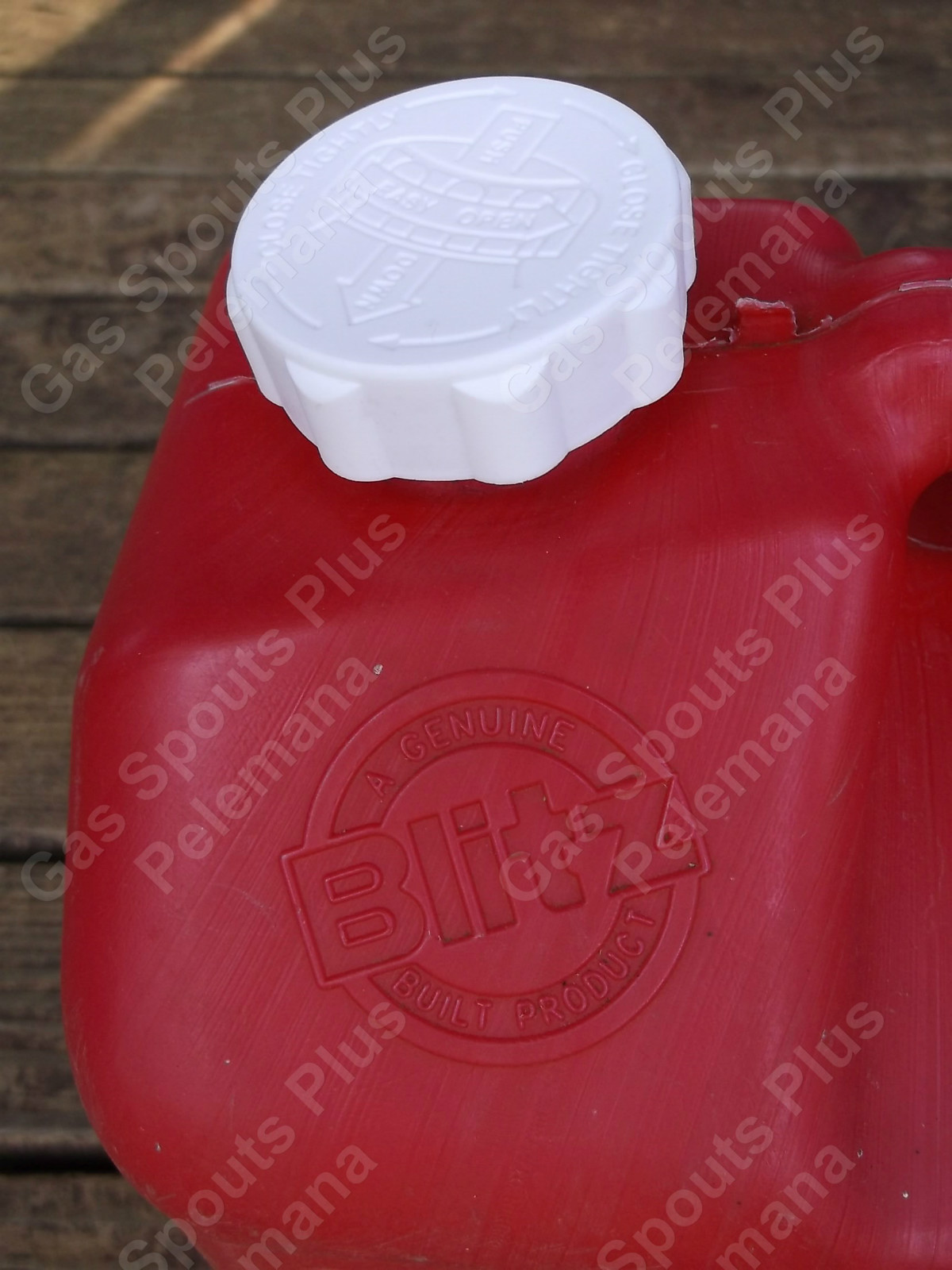 BLITZ #50833 Brand New Gas Can 5 Gallon 18.9L JUG SPOUT COLLAR STOPPER ...