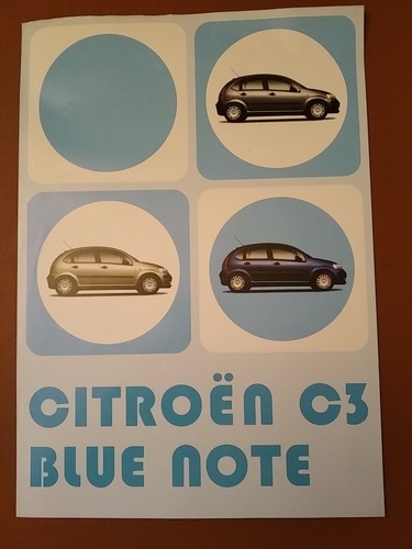 CATALOGUE / BROCHURE CITROËN C3 Série Limitée BLUE NOTE 2004 1 pages FR ...