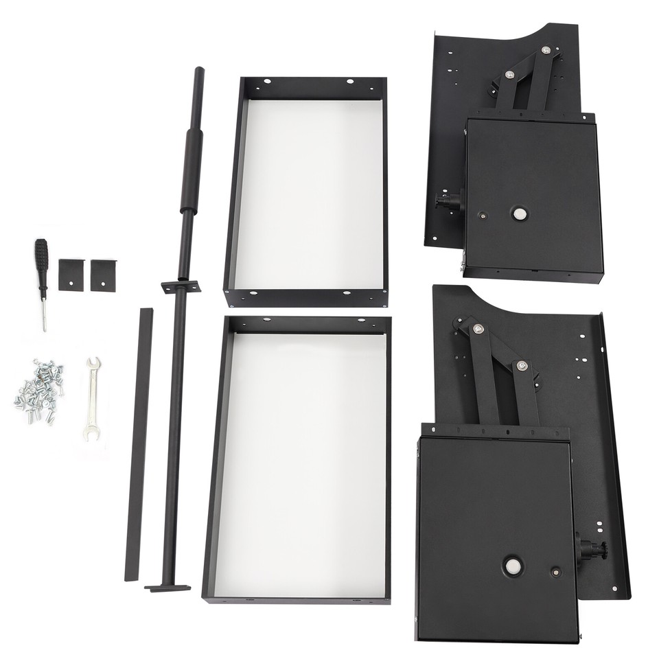 2-Tier Pull-Out Shelf Cabinet Shelf Drop Down Shelf Kitchen Pull-Down ...