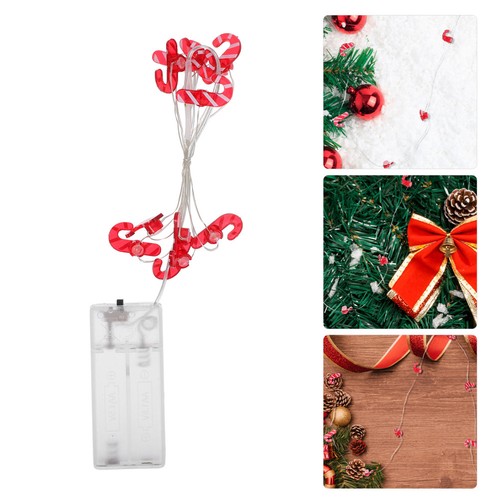 Led Copper Wire String Lights With Candy Cane Design For Christmas ...