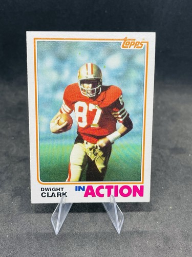 1982 Topps Dwight Clark In Action San Francisco 49ers #479 Football ...