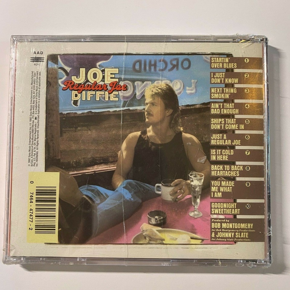 Joe Diffie Regular Joe Epic 1992 Shrink Wrapped CD Free Shipping | eBay