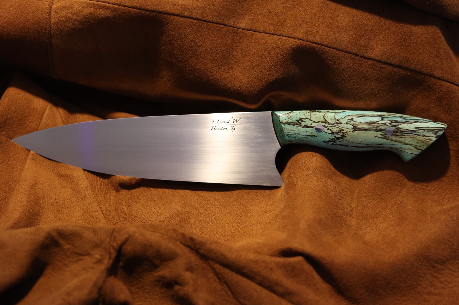 J-David-W Custom Knives Houston, Tx AEB-L Stainless Chef knife | eBay