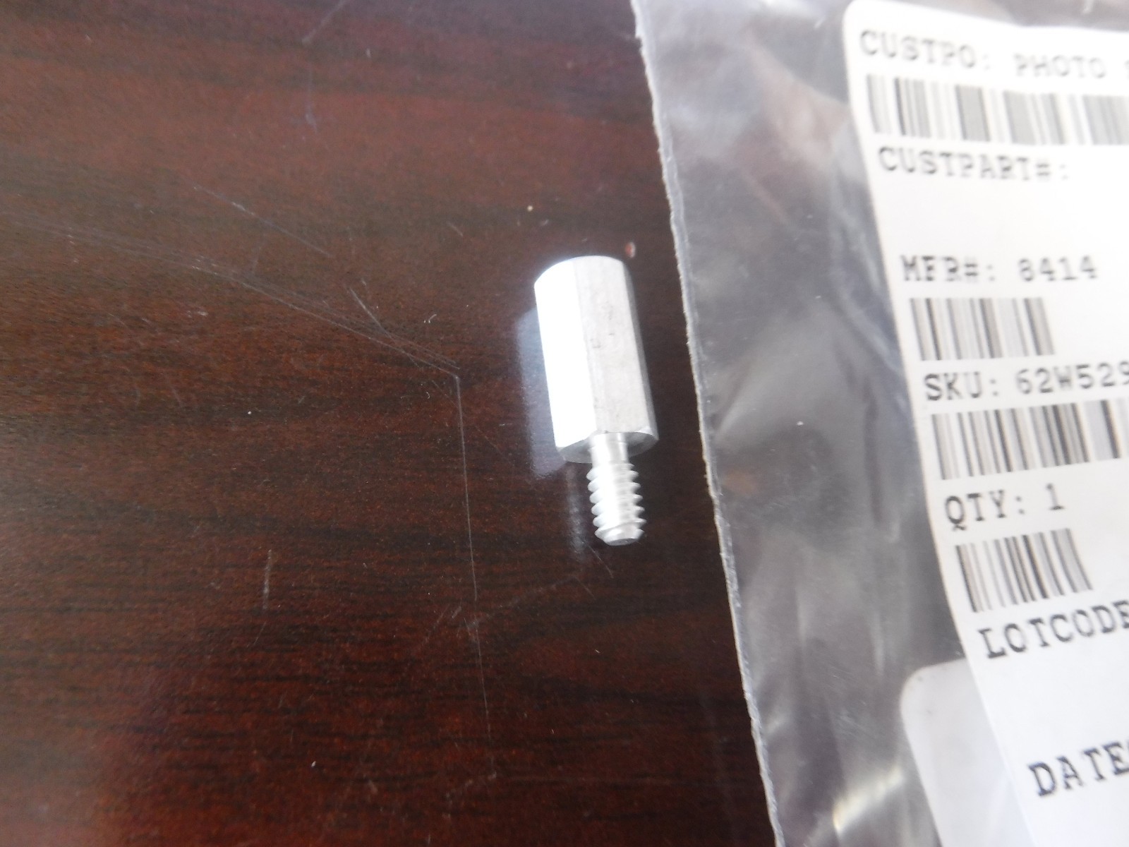 Keystone 8414 Standoff Clear Iridite Finish Aluminum Hex Male-female(t ...