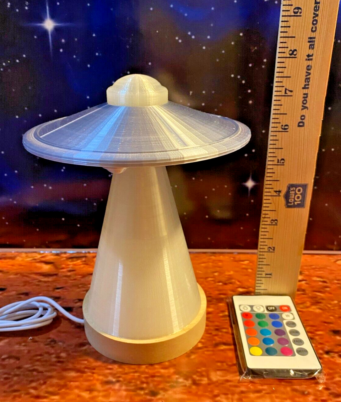 UFO Desk Lamp,Alien Desk Lamp,Space Ship Lamp,Alien Lamp,X Files, | eBay