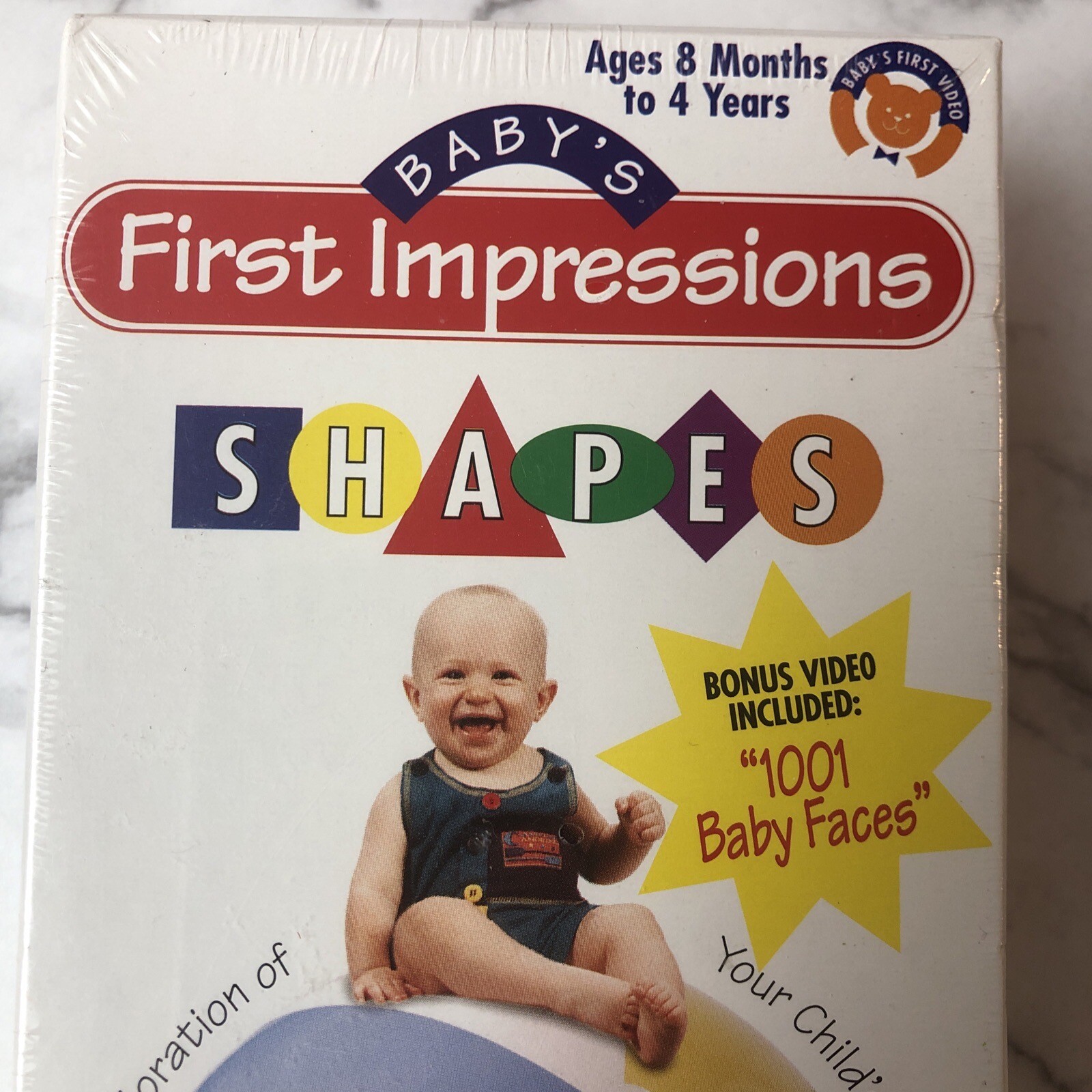 BABY'S FIRST IMPRESSIONS SHAPES 2-VHS VIDEO SET 4 BASIC SHAPES 1996 Vtg 82551424535 | eBay